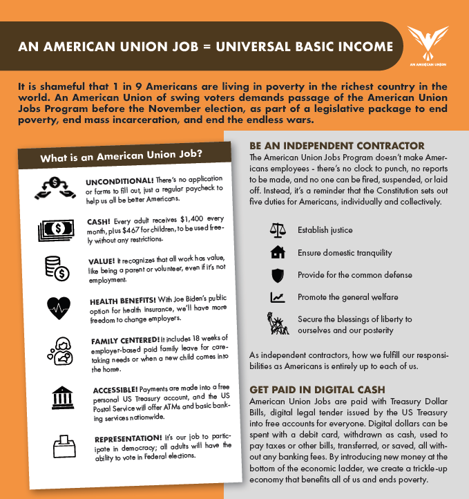 Everyone gets an American Union Job - American Union